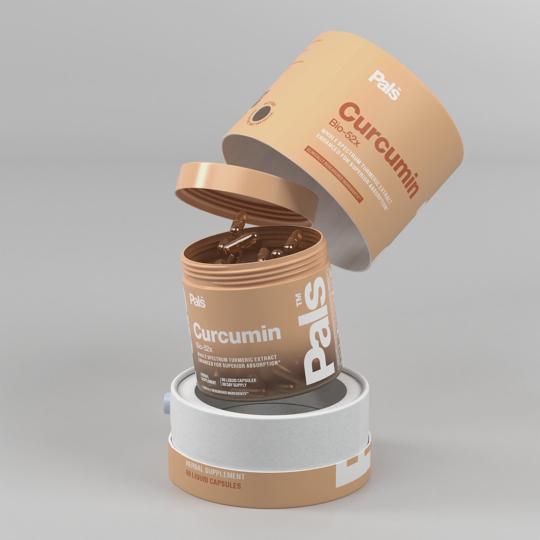 Curcumin Bio-52x - Whole Spectrum Turmeric Extract Enhanced For ...